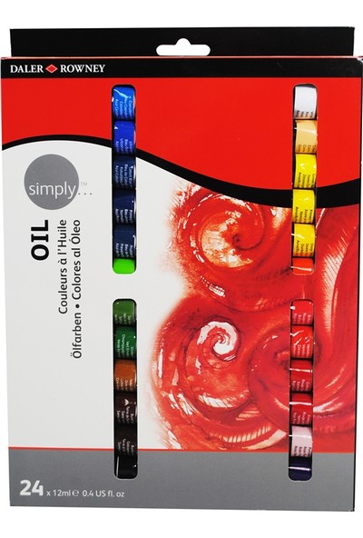 Daler Rowney Simply Yağlı Boya Seti 24X12Ml Daler Rowney Simply Yağlı Boya Seti 24X12Ml