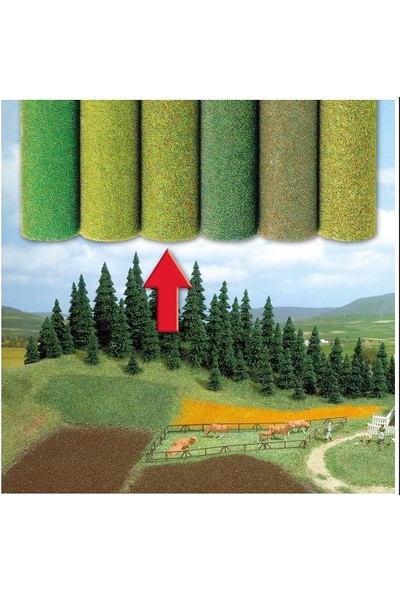 Busch Çiçekli Çimli Tabaka 100 X 80Cm N:7222