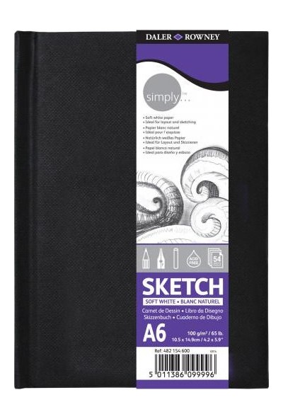 Daler Rowney Simply Eskiz Defteri - A6 Daler Rowney Simply Eskiz Defteri - A6