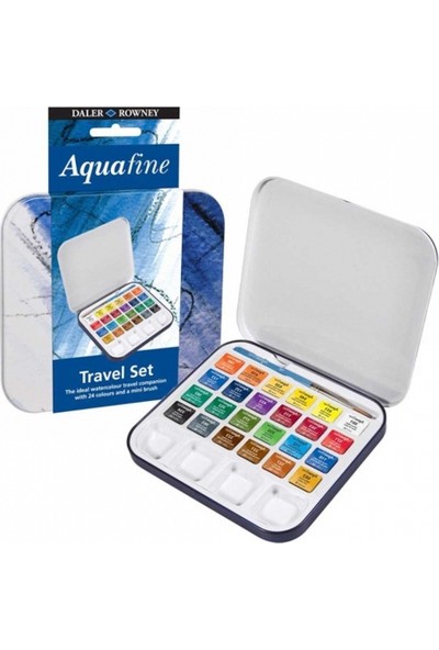 Daler Rowney Aquafine Travel Set 24'Lü