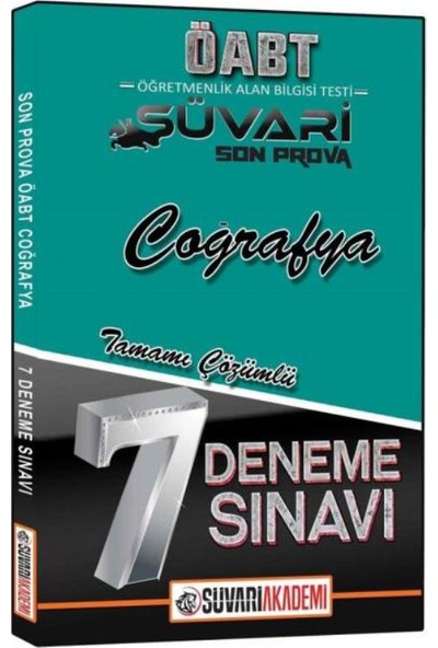 Süvari Akademi Öabt Son Prova Coğrafya Öğretmenliği Tamamı Çözümlü 7 Deneme Süvari Akademi Öabt Son Prova Coğrafya Öğretmenliği Tamamı Çözümlü 7 Deneme
