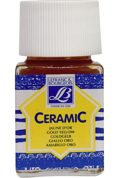 Lefranc & Bourgeois Seramik Boyası 50Ml - 176 Gold Yellow Lefranc & Bourgeois Seramik Boyası 50Ml - 176 Gold Yellow