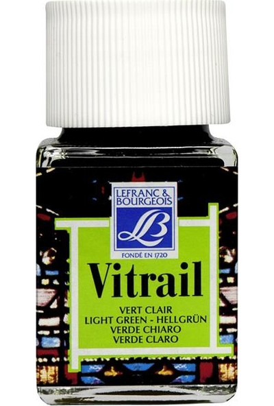 Lefranc & Bourgeois Vitray Cam Boyası 50Ml - 556 Light Green Lefranc & Bourgeois Vitray Cam Boyası 50Ml - 556 Light Green