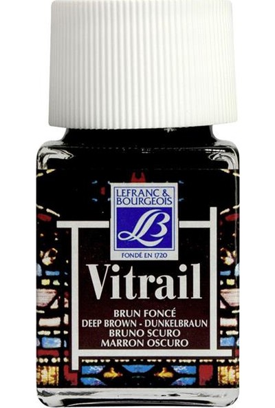 Lefranc & Bourgeois Vitray Cam Boyası 50Ml - 102 Deep Brown Lefranc & Bourgeois Vitray Cam Boyası 50Ml - 102 Deep Brown