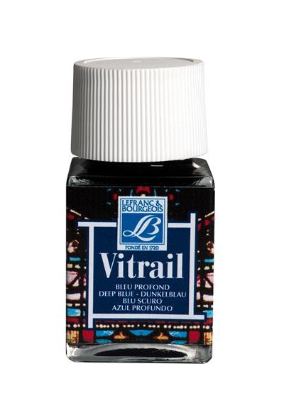 Lefranc & Bourgeois Vitray Cam Boyası 50Ml - 465 Deep Blue Lefranc & Bourgeois Vitray Cam Boyası 50Ml - 465 Deep Blue