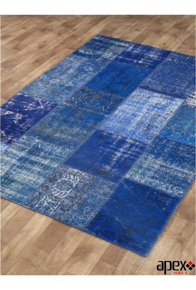 Patchwork El Halısı 80x150 Lacivert Patchwork El Halısı 80x150 Lacivert