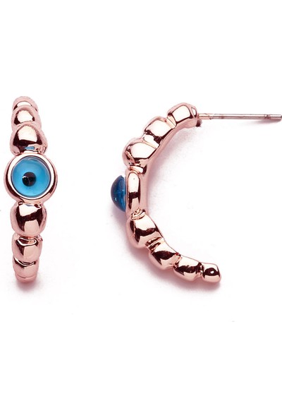 Modex Rose Nazar Detaylı Küpe