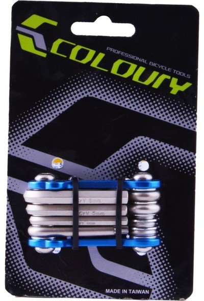 Coloury 9Lu Alyan Anahtar Mavi