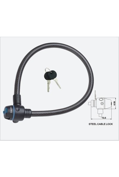 Zhonglı Anahtarlı 15X1000 mm Kilit 84118 Zhonglı Anahtarlı 15X1000 mm Kilit 84118