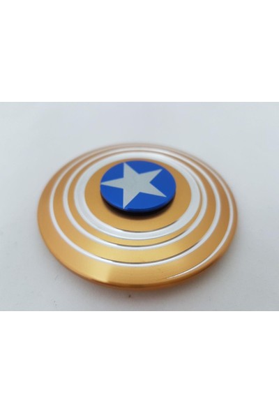 Hand Spinner Kaptan Amerika Stres Çarkı - Premium Stres Çarkı