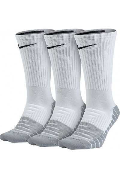 Nike SX5547 100 3'lü Çorap Seti Beyaz