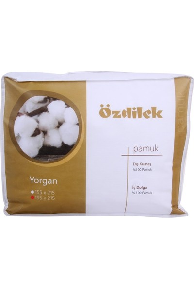Özdilek Pamuk Dolgulu Çift Kişilik Yorgan