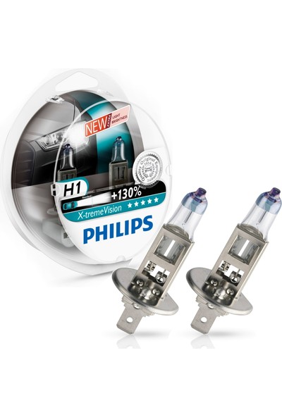 Philips XTREME VISION H1 Ampül Seti % 130 FAZLA IŞIK + % 20 BEYAZ IŞIK 103815 Philips XTREME VISION H1 Ampül Seti % 130 FAZLA IŞIK + % 20 BEYAZ IŞIK 103815