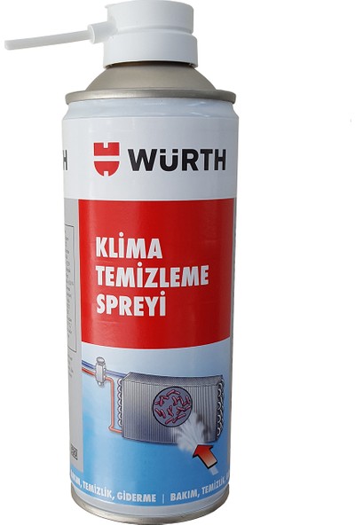 Würth Klima Temizleme Spreyi 300 Ml. Made in Germany 04893764 Würth Klima Temizleme Spreyi 300 Ml. Made in Germany 04893764