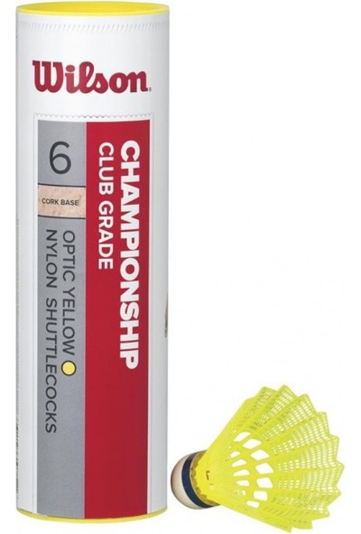 Wilson Badminton Topu -CHAMPIONSHIP 6PC YE 79 ( WRT6044YE79 )