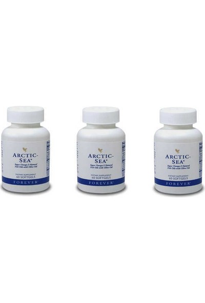 Forever Omega 3 Arctic Sea Balık Yağı (3'lü Set) Forever Omega 3 Arctic Sea Balık Yağı (3'lü Set)