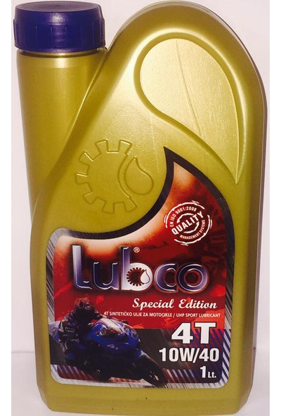 Lubco 4T 10W40 1Lt Motorsiklet Yağı Lubco 4T 10W40 1Lt Motorsiklet Yağı