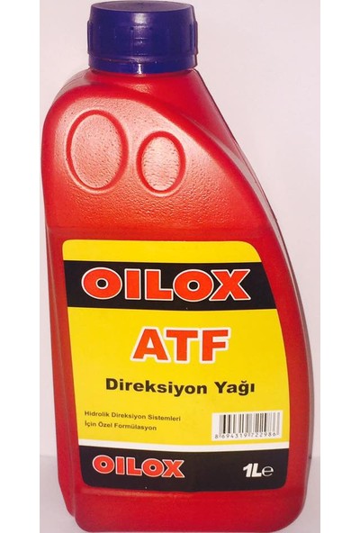 Oilox Atf Direksiyon Yağı 900Cc Oilox Atf Direksiyon Yağı 900Cc