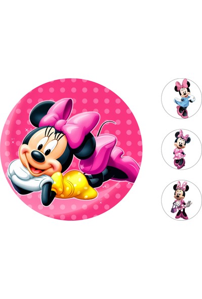 Minnie Mouse Gofret Kağıt Baskı (21 x 29 cm)
