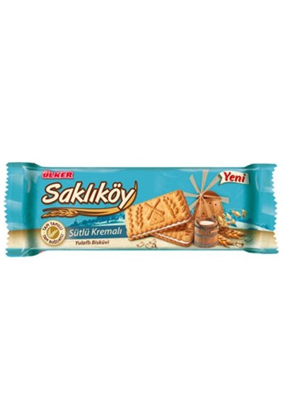 Ülker Saklıköy Sütlü Kremalı Bisküvi 100 gr