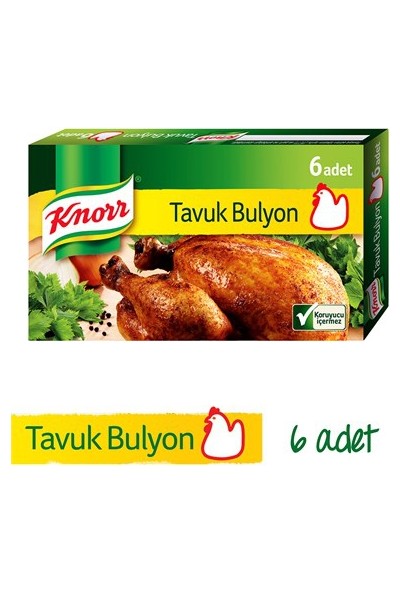 Knorr Tavuk Bulyon 6 Lı Tablet 60 Gr Knorr Tavuk Bulyon 6 Lı Tablet 60 Gr