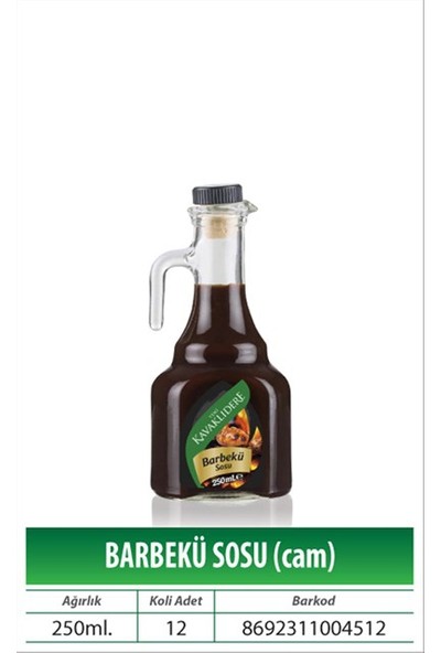 Kavaklıdere Barbekü Sosu 250 ml Kavaklıdere Barbekü Sosu 250 ml