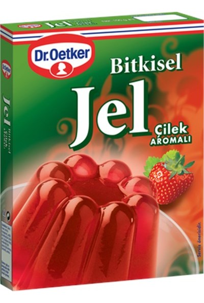 Dr. Oetker Bitkisel Jel Çilek Aromalı 100 Gr Dr. Oetker Bitkisel Jel Çilek Aromalı 100 Gr