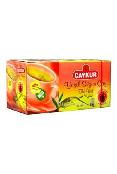 Çaykur Yeşil Süzen Çay Elmalı 40 Gr