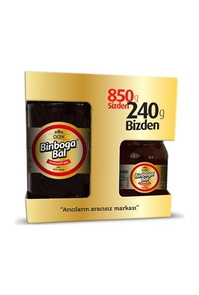 Binboğa Çiçek Balı 850 Gr + 240 Gr