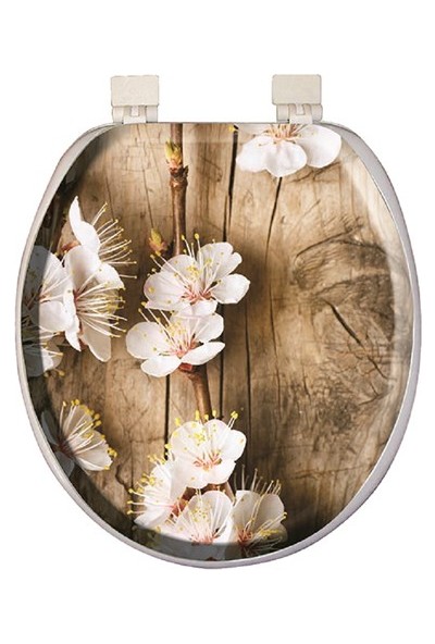 Desenli Süngerli Klozet Kapağı - 3102