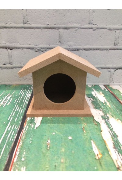 Hureggo Concept Ahşap Kuş Yuvası Boyamalık