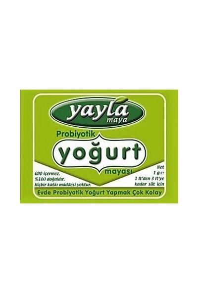 Yayla Prebiyotik Yoğurt Mayası 1 gr Yayla Prebiyotik Yoğurt Mayası 1 gr
