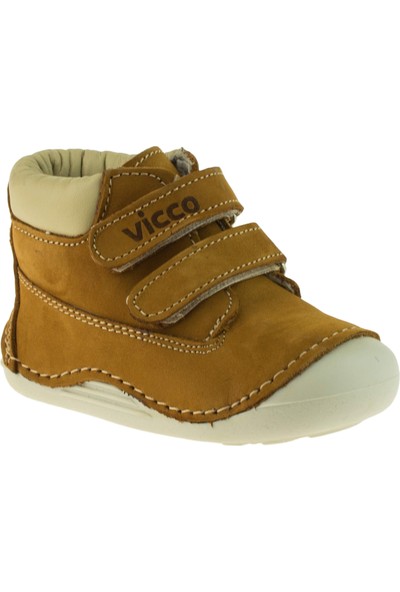 Vicco Apple Deri Unisex İlk Adım Camel Bot Vicco Apple Deri Unisex İlk Adım Camel Bot