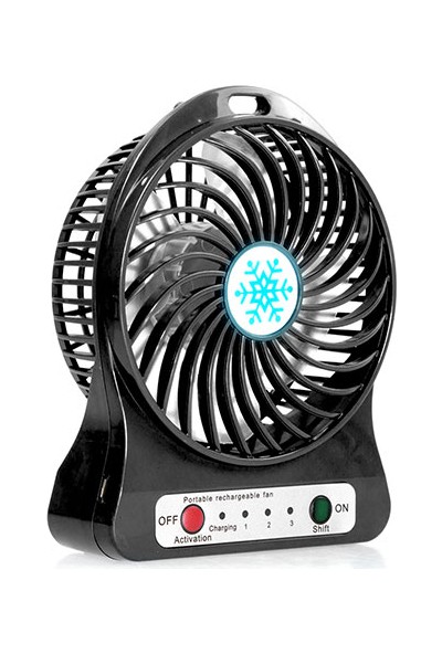 Everest EFN-501 Siyah Masaüstü Şarj Edilebilir 1200mAh Usb Fan Everest EFN-501 Siyah Masaüstü Şarj Edilebilir 1200mAh Usb Fan
