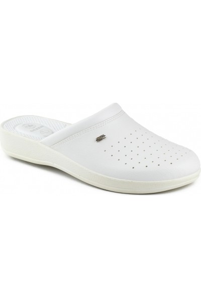 Gezer 4 Nokta Taban Sabo Terlik Beyaz