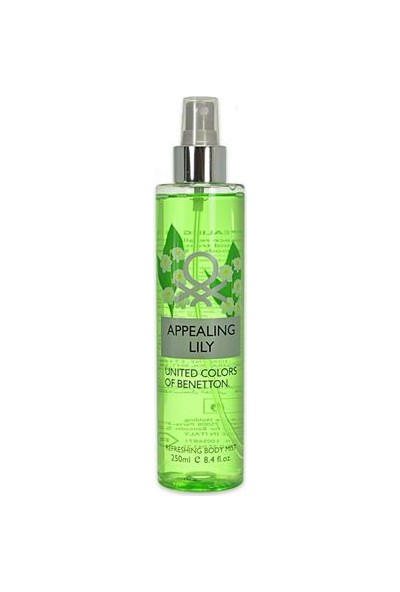 United Colours of Benetto Appealing Lily Refreshing Body Mist 250ml United Colours of Benetto Appealing Lily Refreshing Body Mist 250ml
