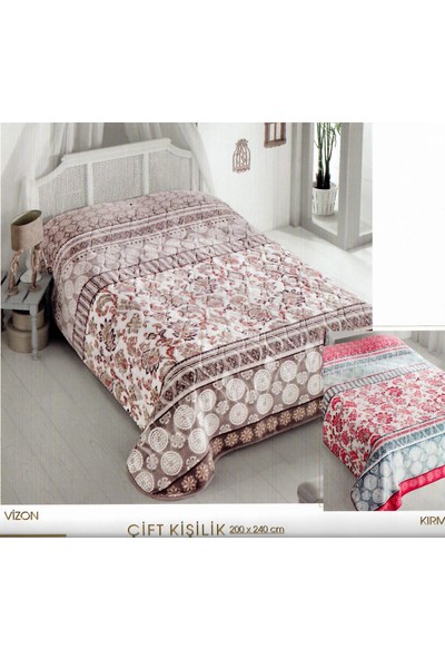 Sarar Battaniye Çift Kişilik Kibele Vizon Sarar Battaniye Çift Kişilik Kibele Vizon