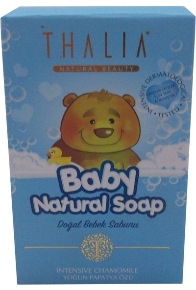 Thalia Doğal Papatya Özlü Bebe Sabunu - 100 gr Blue Thalia Doğal Papatya Özlü Bebe Sabunu - 100 gr Blue