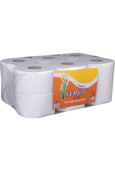 Nergis Mini Jumbo Tuvalet Kağıdı 4, 5 Kg Extra Nergis Mini Jumbo Tuvalet Kağıdı 4, 5 Kg Extra