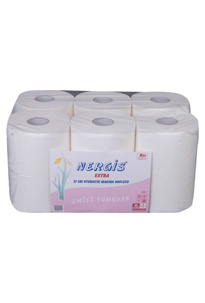 Nergis 21 Cm Otomatik Makina Havlusu 5 Kg