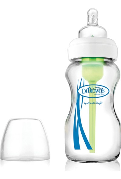 Dr. Brown's Options Geniş Ağız Cam Biberon 270 ml Dr. Brown's Options Geniş Ağız Cam Biberon 270 ml