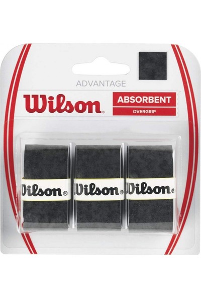 Wilson Advantage Overgrip 3'lü Siyah ( WRZ4033BK ) Wilson Advantage Overgrip 3'lü Siyah ( WRZ4033BK )