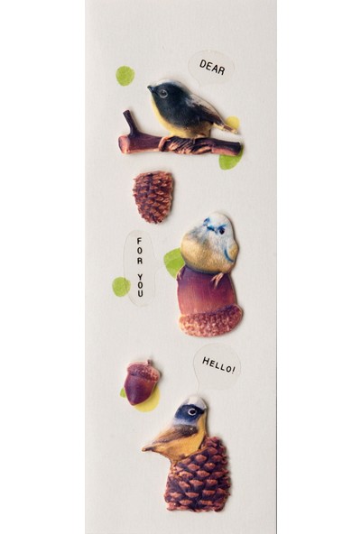 Coccomell El Yapımı Dekor Sticker Orman