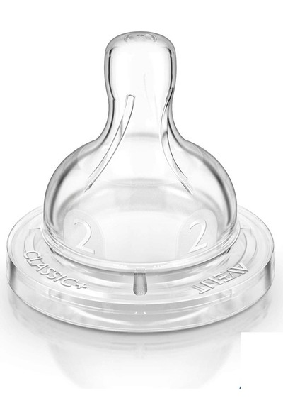 Philips Avent SCF632/27 Biberon Emziği (2 Delikli, 1 Ay+ ,2'li)