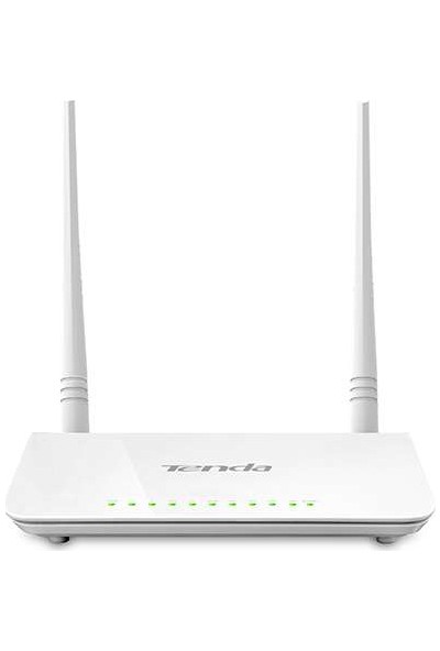 Tenda D301v2 4Port WiFi-N 300Mbps ADSL2+ Modem+USB