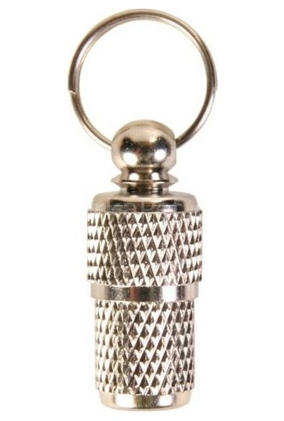 Trixie Kedi Köpek Kimlik Tüpü Krom Kaplama Gümüşi 3 cm*1 cm L