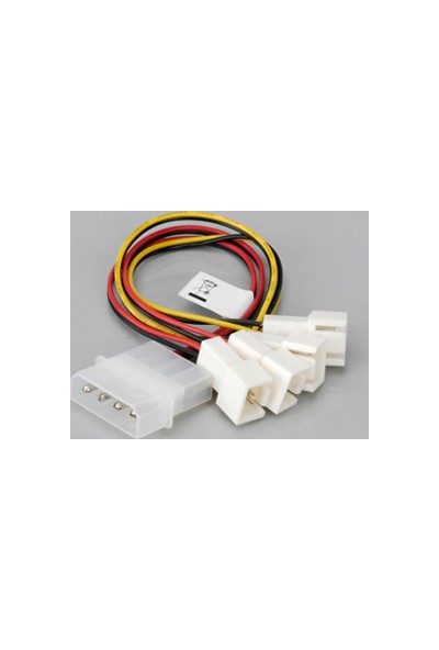 Akasa CB001 Molex/4x3-Pin Hız Düşürme Özellikli Fan Çoklayıcı (AK-CB001) Akasa CB001 Molex/4x3-Pin Hız Düşürme Özellikli Fan Çoklayıcı (AK-CB001)