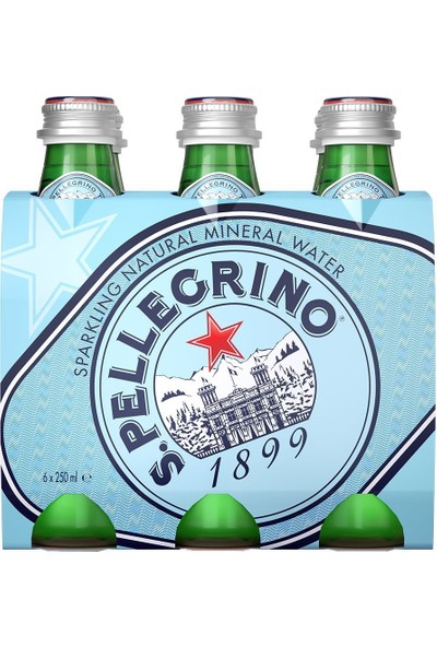 San Pellegrino Doğal Minarelli Su 6 Adet x 250 ml