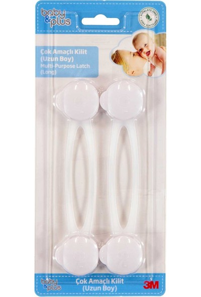 Baby&Plus Büyük Çok Amaçlı Kilit 2'li
