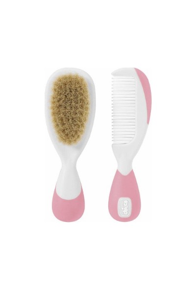 Chicco Fırça Ve Tarak Seti 0 ay+ Pembe Chicco Fırça Ve Tarak Seti 0 ay+ Pembe